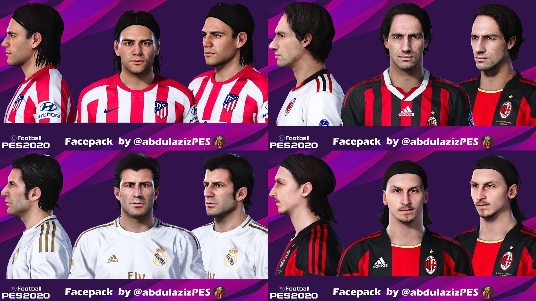 PES 2020 Classic Facepack V7 by AbdulAziz ~ SoccerFandom.com | Free PES ...