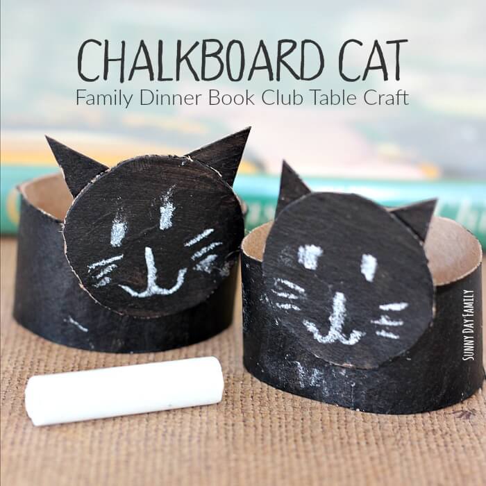 Chalkboard Cat: Family Dinner Book Club Craft for James Herriot's ...