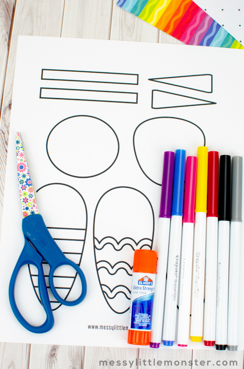 The Cutest Mix & Match Paper Bug Crafts (template included!) - Messy ...