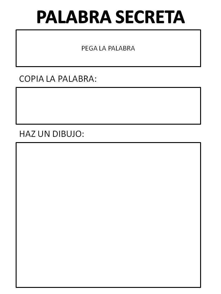 MIS PALABRAS SECRETAS