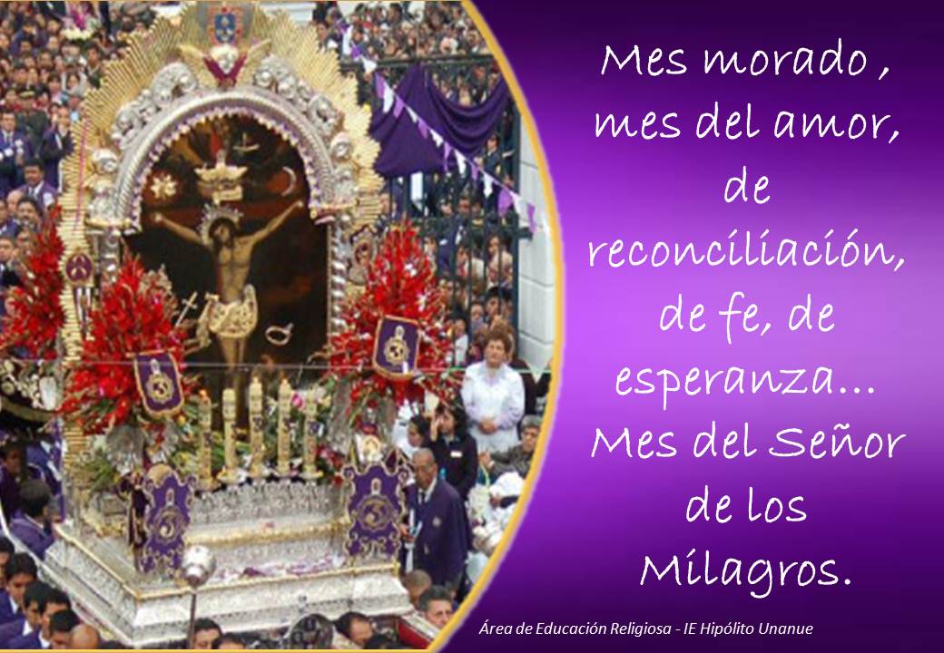 Institución Educativa N° 0040 Hipólito Unanue: Mes morado