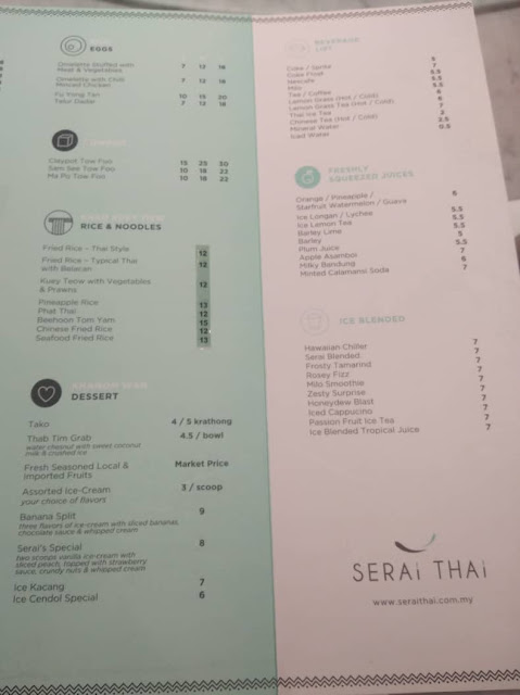 My Life & My Loves ::.: Serai Thai Restaurant @ Seksyen 3 , Shah Alam