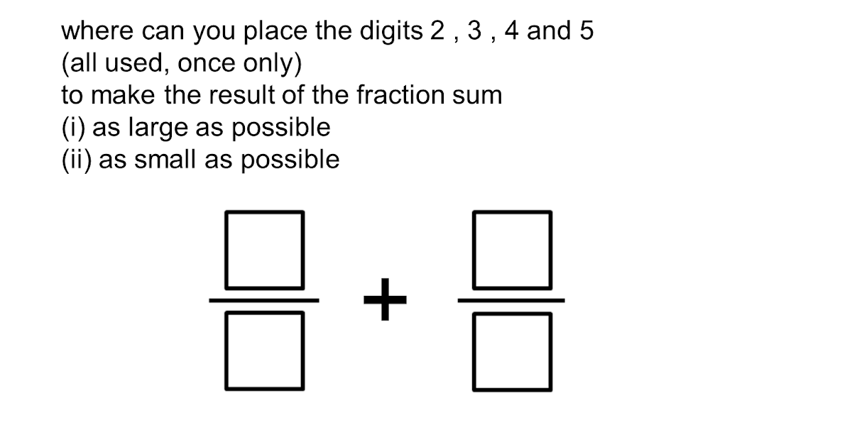 MEDIAN Don Steward mathematics teaching: four digits, two fractions