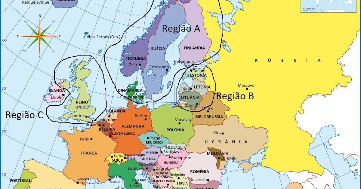 Texto Com Atividades Sobre O Continente Europeu - FDPLEARN