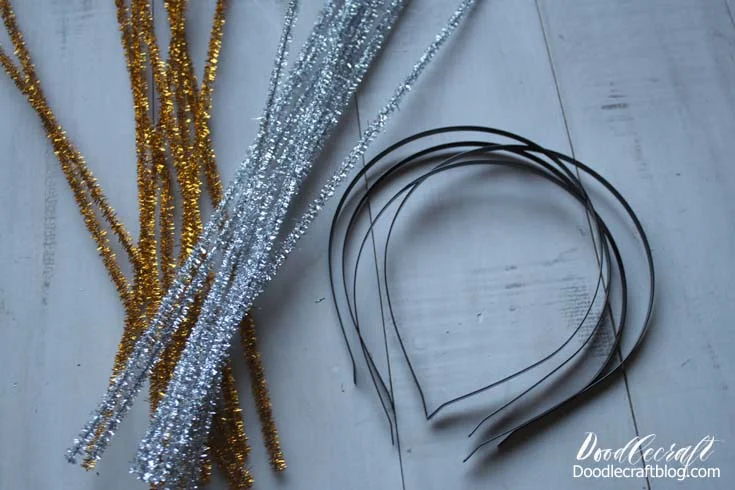 DIY: Pipecleaner Crown Headband