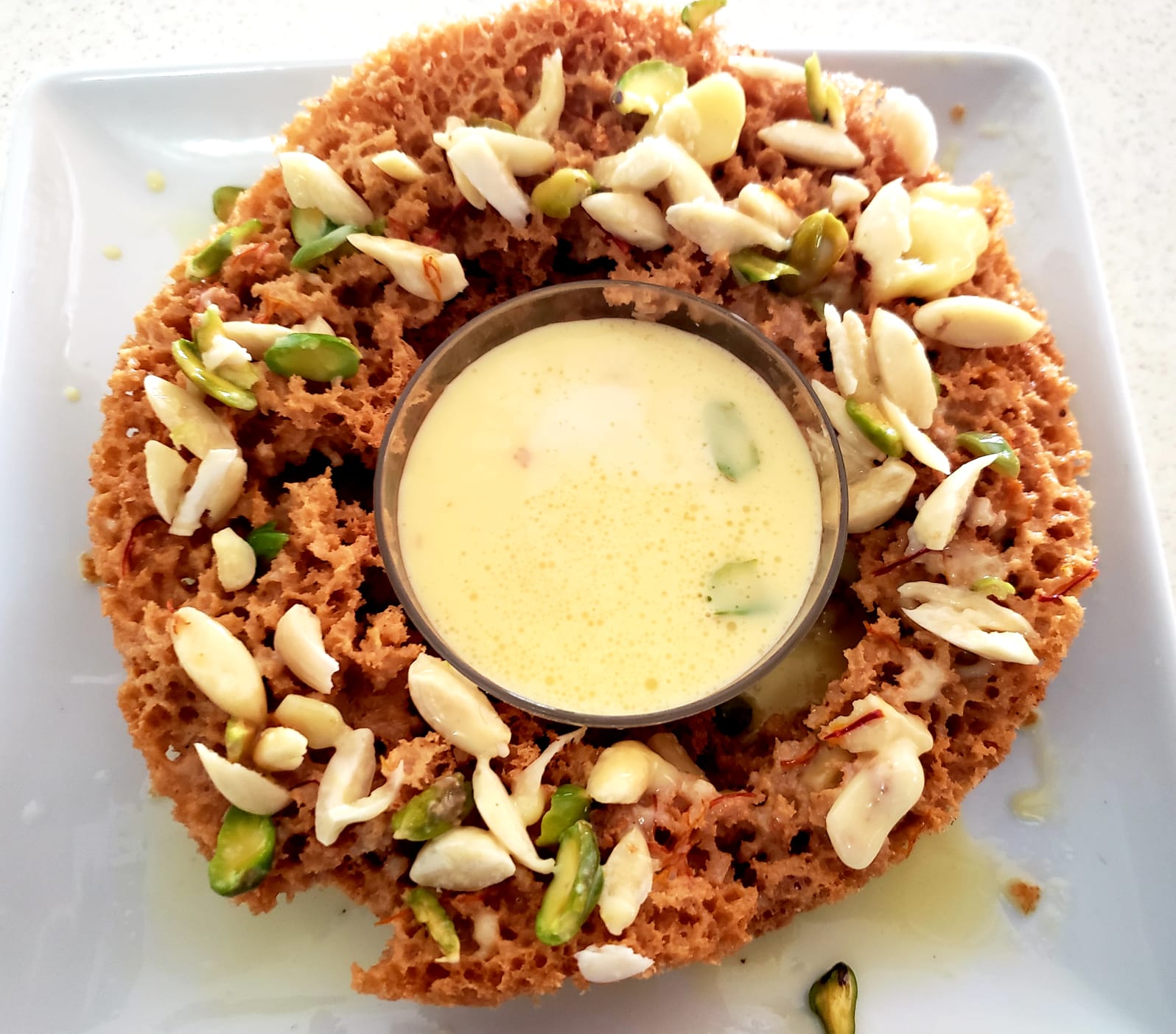 Yummy food in Tummy: Wheat flour Ghevar || Healthy ghevar ...