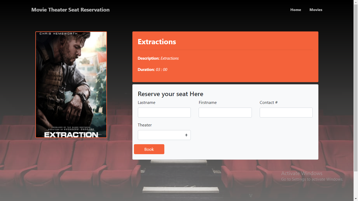Online Movie Theater Seat Reservation System In PHP MySQL | CampCodes