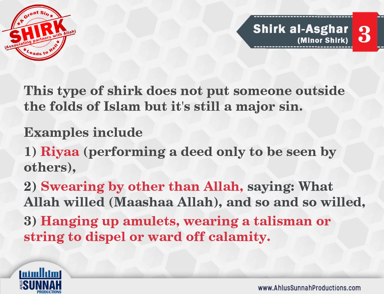 Shirk Explanation
