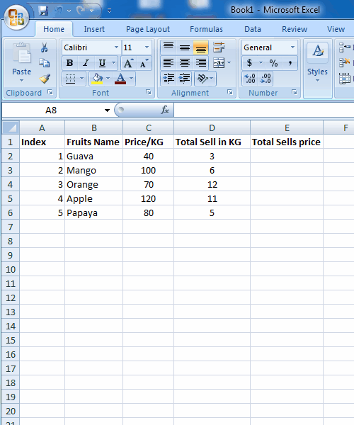 Online Tutorial Info: How to Add Subtract Multiply And Divide In Excel
