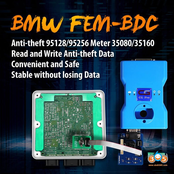 How to Read BMW FEM 95128 95250 No Soldering - OBD2 Diagnostic Tools