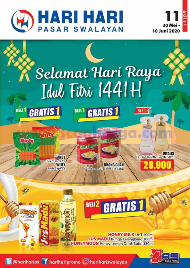 √ Katalog Hari Hari Pasar Swalayan Promo Terbaru 20 Mei - 10 Juni 2020
