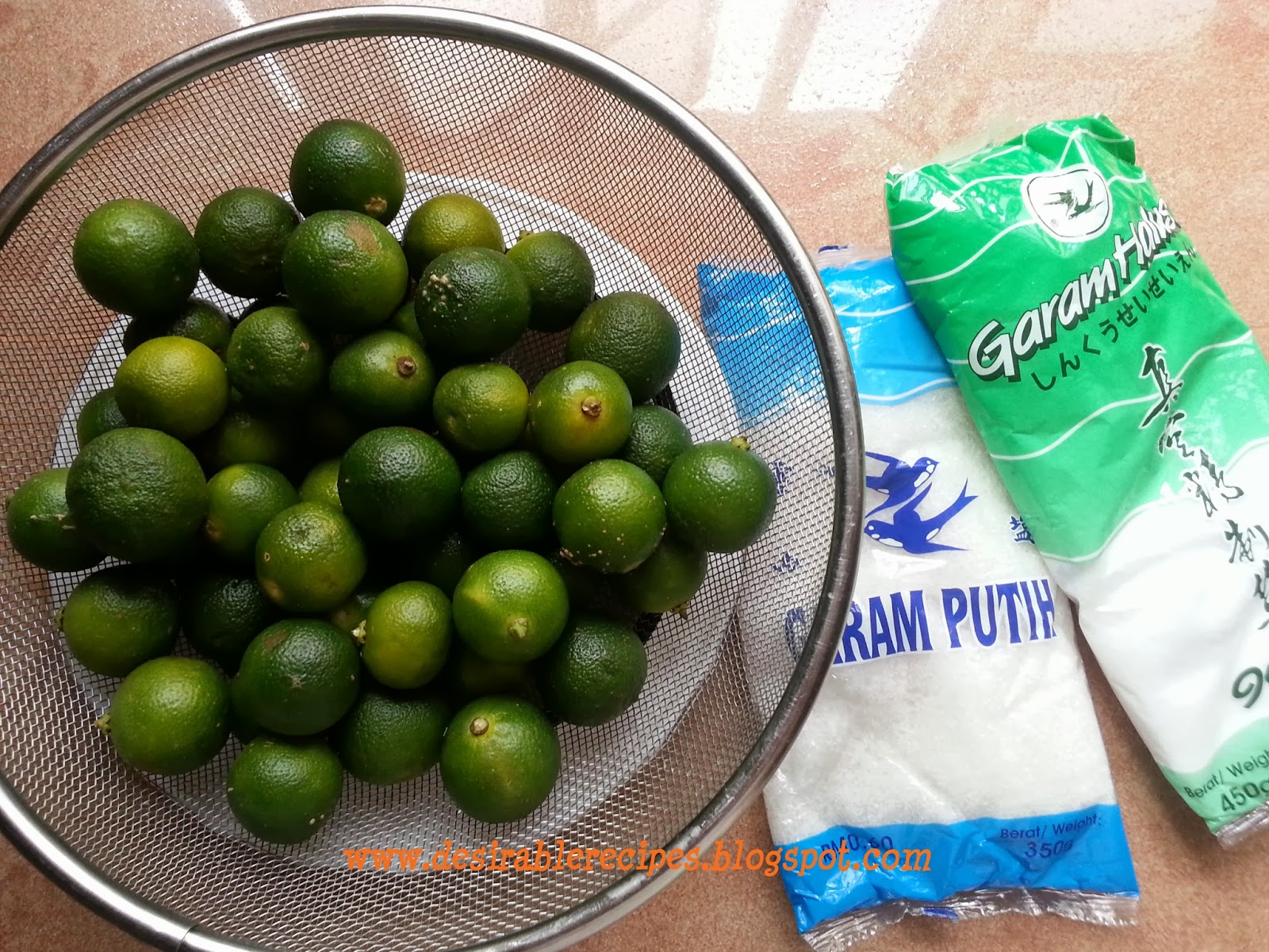 Salted Dried Calamansi (Limau Kasturi)