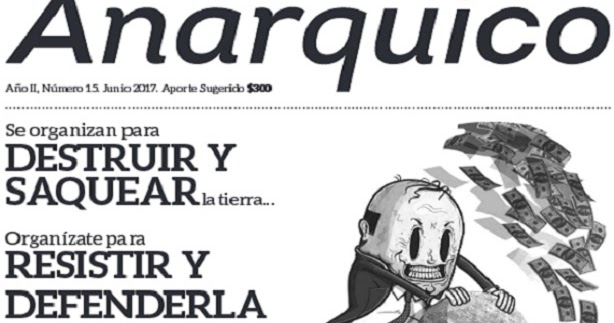 Chile: El Anárquico # 15; índice y editorial