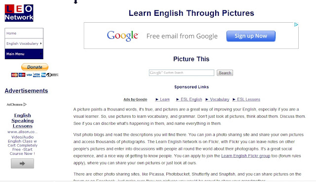 Tech and Learning: LEO network, Learn English Through Pictures