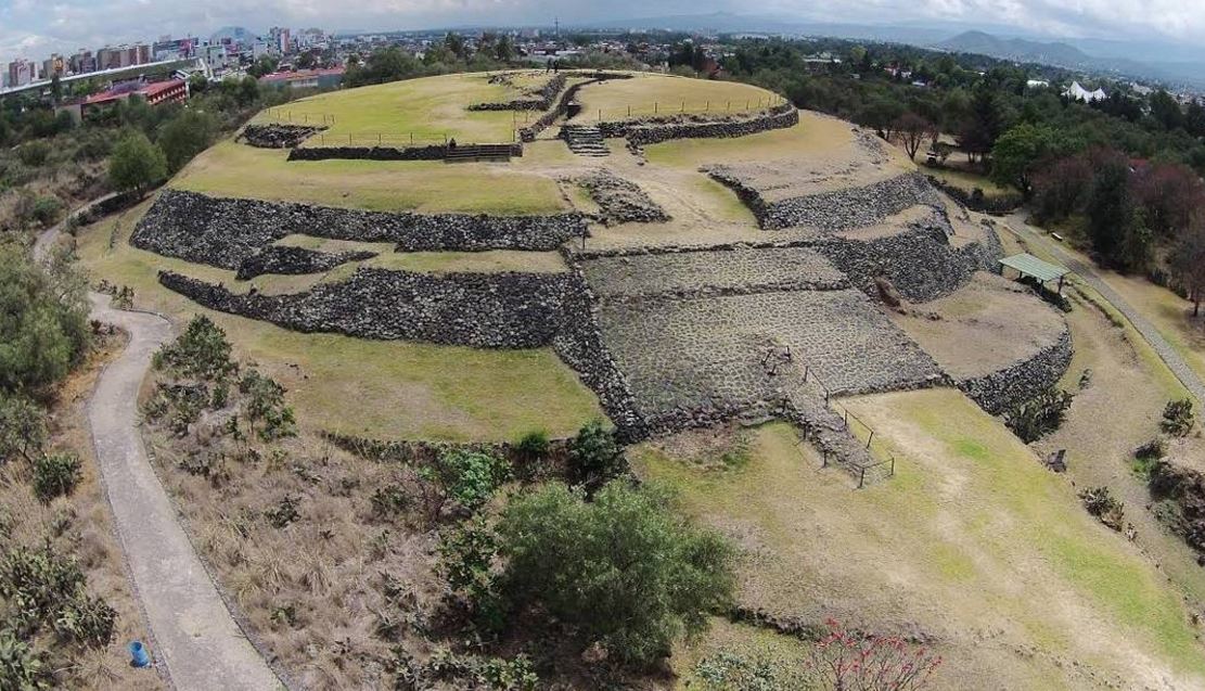 Hidden and little known places: Circular step-pyramid of Cuicuilco ...