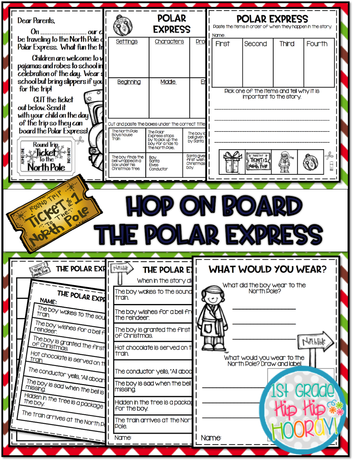 1st Grade Hip Hip Hooray!: Polar Express
