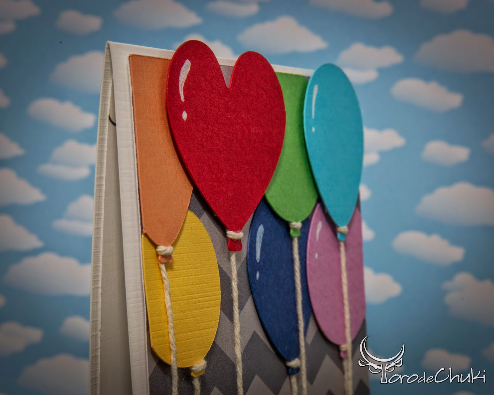 Awesome SVGs: Happy Birthday, Stringed Balloons Card with Printable ...