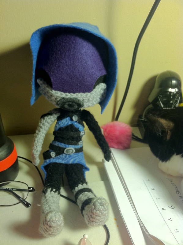 Manabizzle Creations Tali Crochet Doll Mass Effect