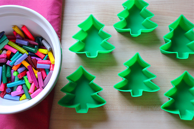 ValSoCal: DIY Christmas Tree Crayons