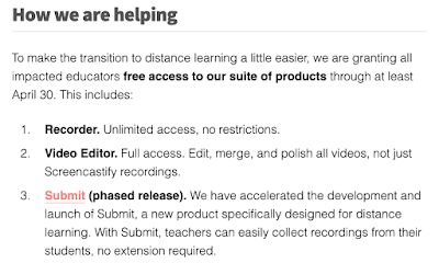 The Library Voice: Screencastify For Our Remote Learning Needs!