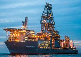 Offshore Base: Offshore oil gas drillship-Deepwater Proteus