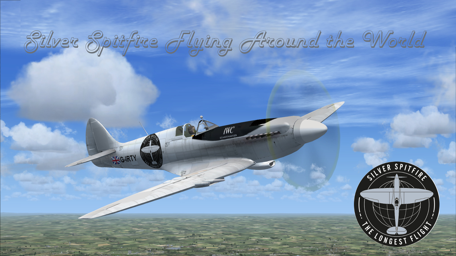 Orbiter.ch Space News: Silver Spitfire completes round the world trip