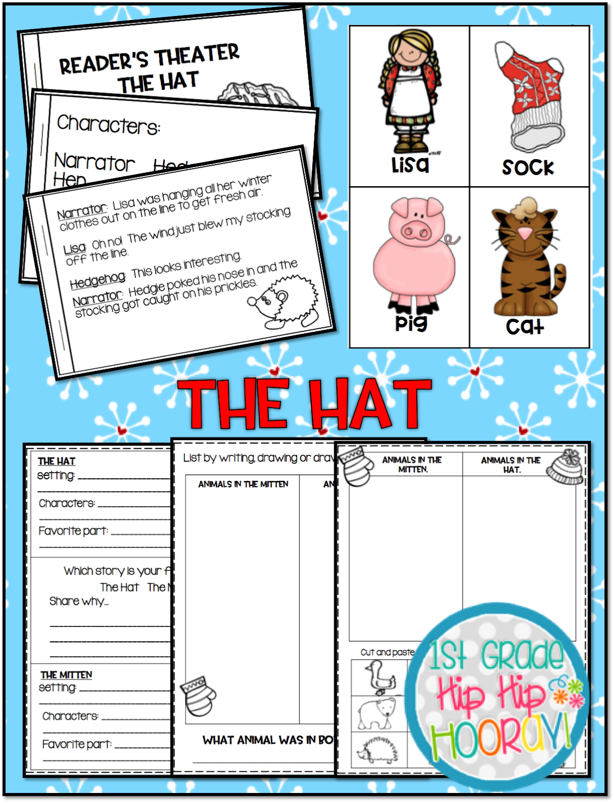 1st Grade Hip Hip Hooray!: Jan Brett's The Hat and The Mitten