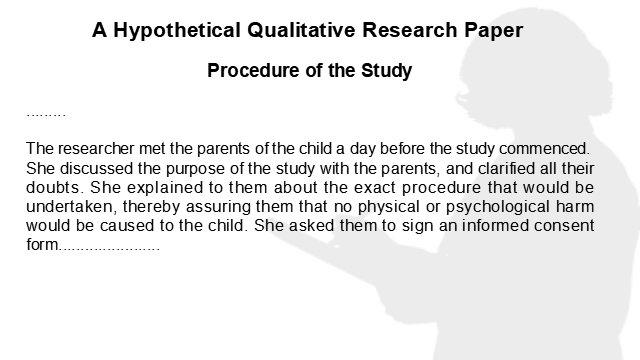 IB Psychology - Qualitative Research Part I : An Introduction