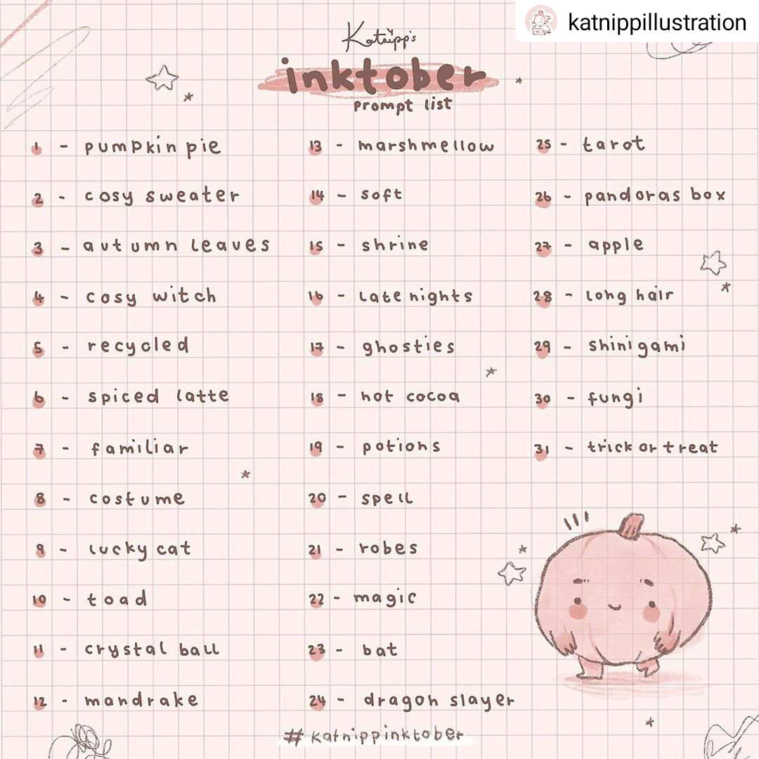 INKTOBER 2019 ART CHALLENGE