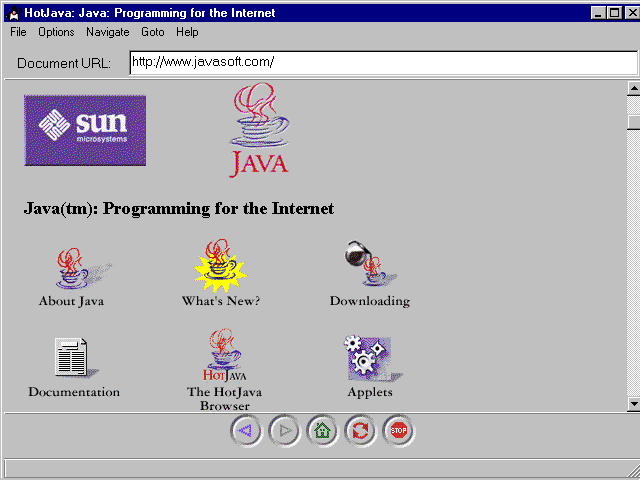 1995 y 1996 - Inicios de Java