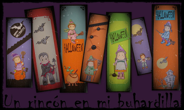 Un rincón en mi buhardilla: Halloween (marcapáginas de miedo)