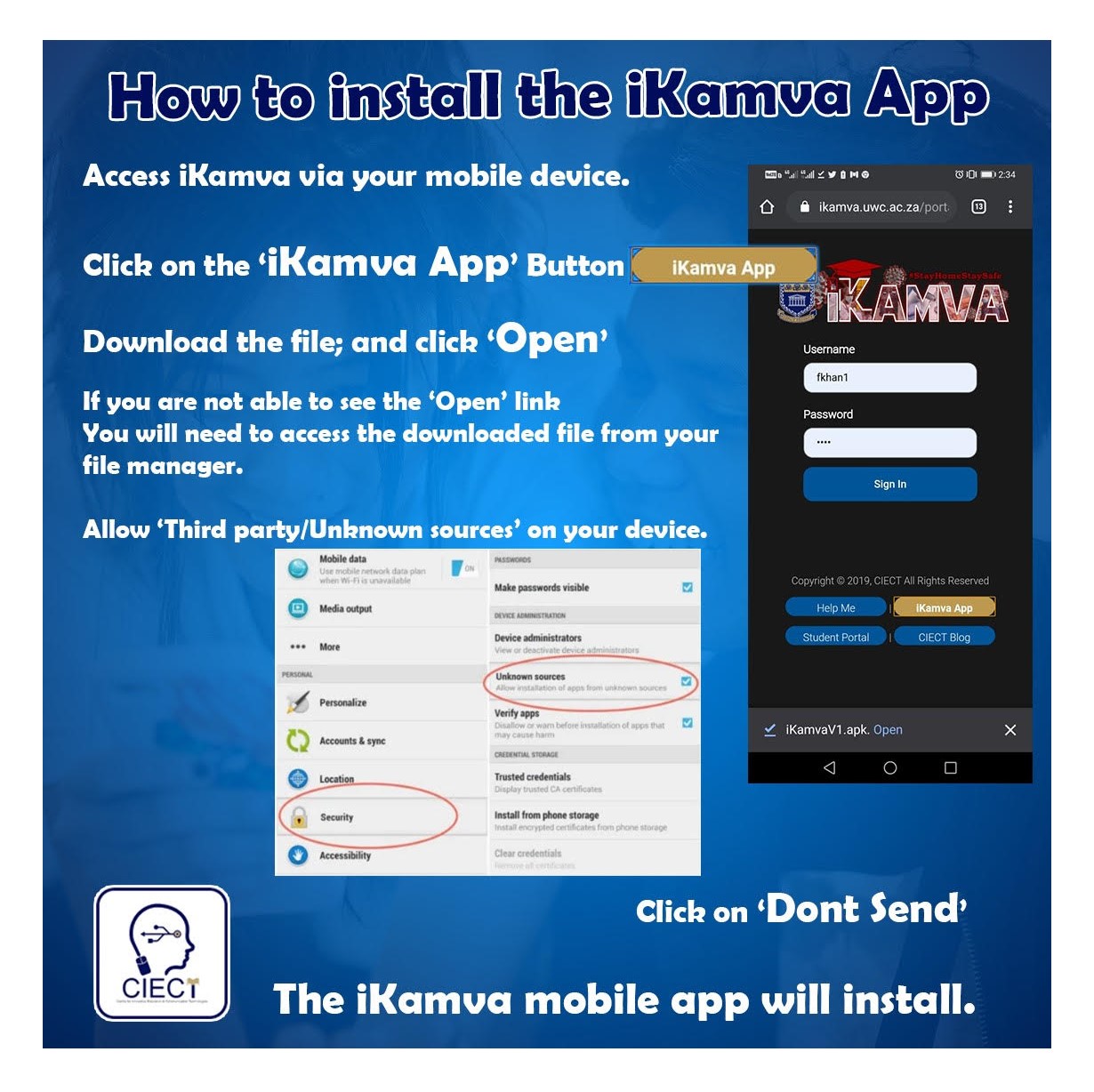 iKamva Android App: Access your Online Class via your Mobile Device and ...