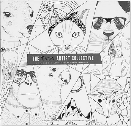 The Typo Artist Collective (a coloring postcard book / postikorttien ...