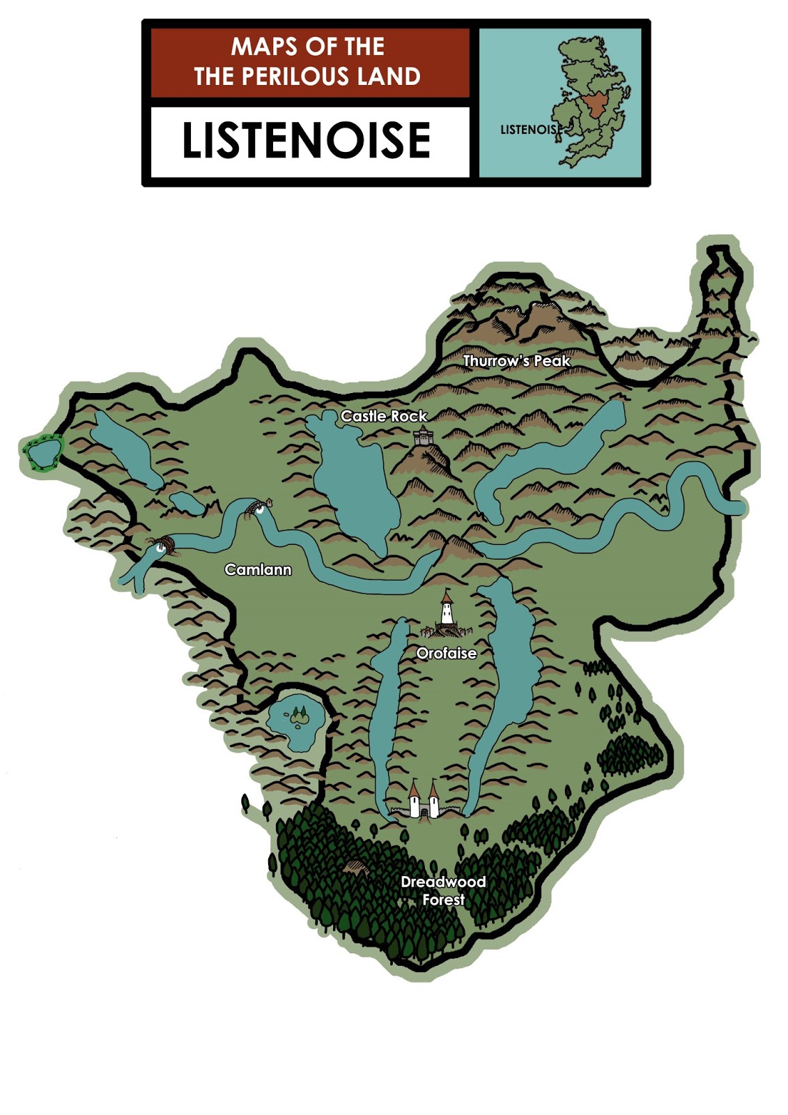 Trollish Delver: Maps of the Perilous Land