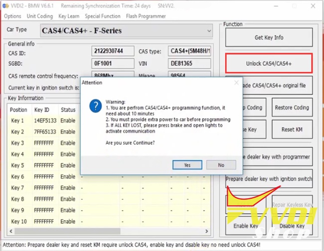 How to Program BMW CAS4 CAS4+ Key with VVDI2 via OBDII-OBD365.com