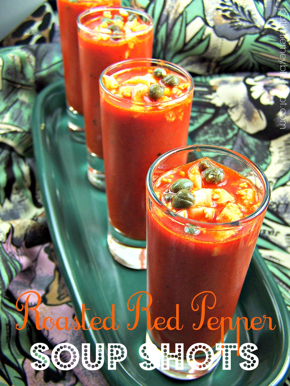 Olla Podrida Roasted Red Pepper Soup Shots