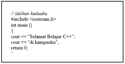 Dasar Pemograman c++