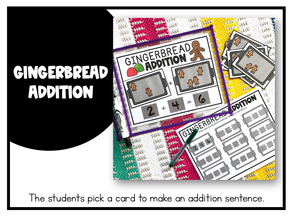 Gingerbread Man Book Buddy - Apples & ABC's