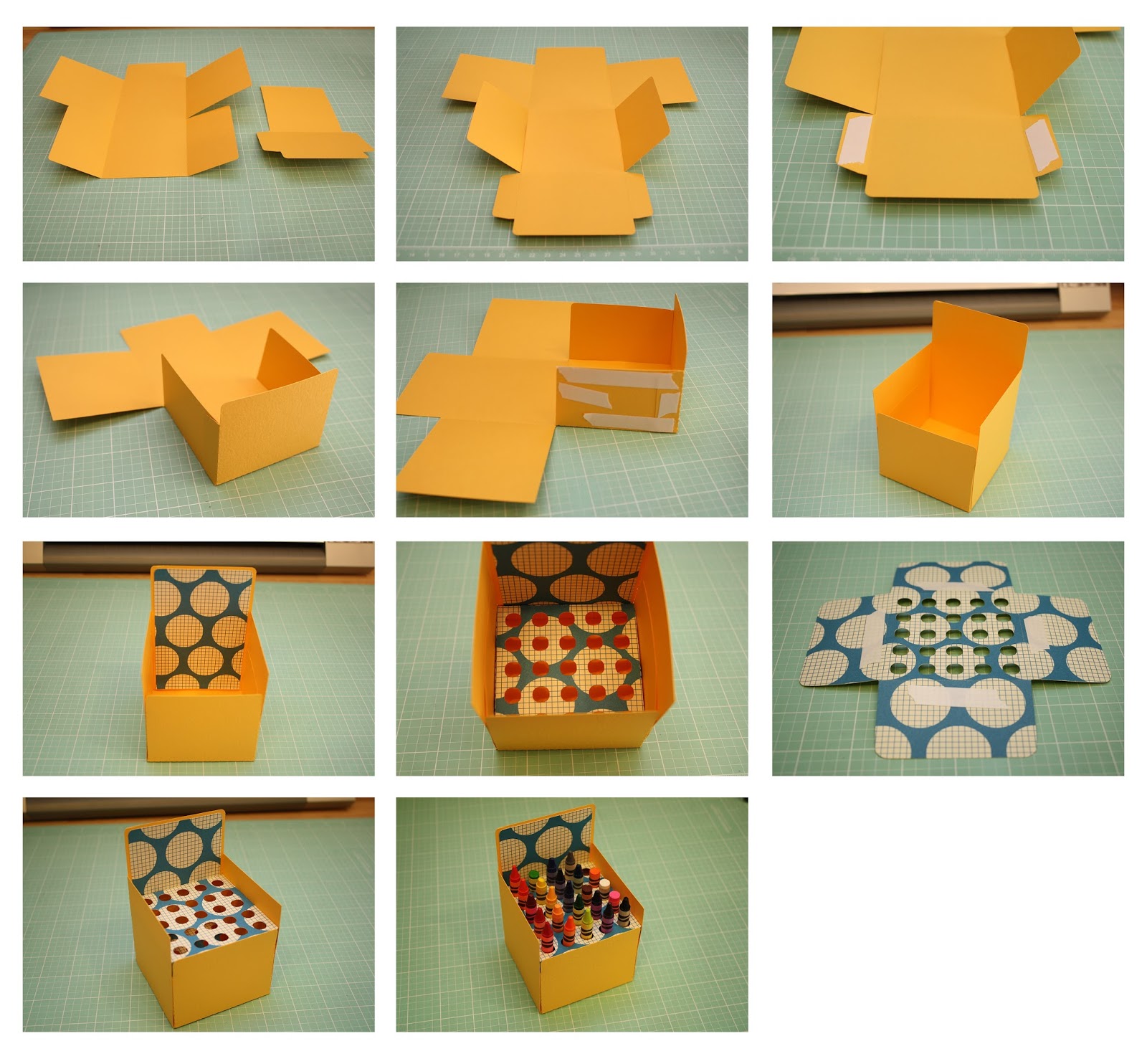 Coloring Storage Box | Bits of Paper