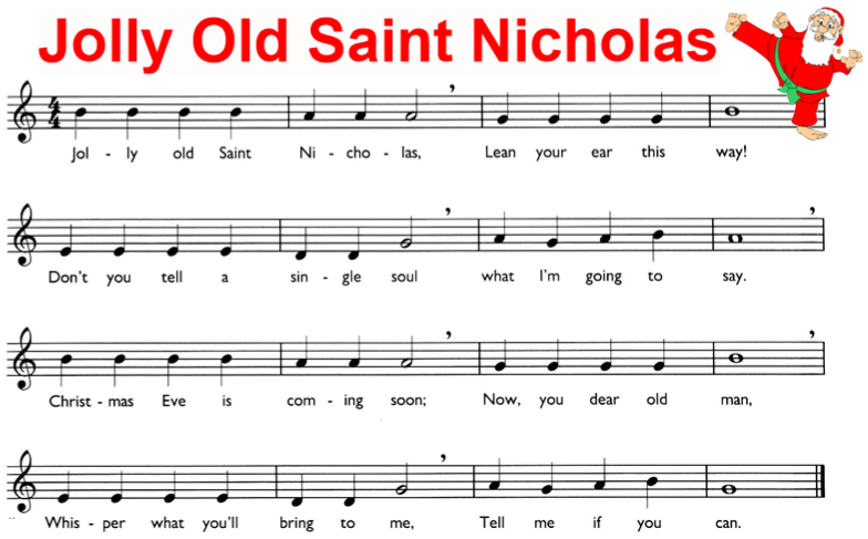 EL VIOLINISTA VERDE: JOLLY OLD SAINT NICHOLAS
