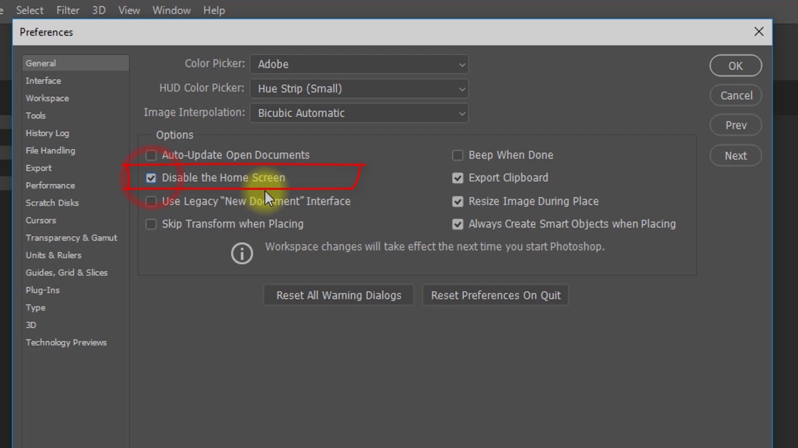 How to Fix Home screen Loading Problem in Adobe Photoshop CC-2019 ...