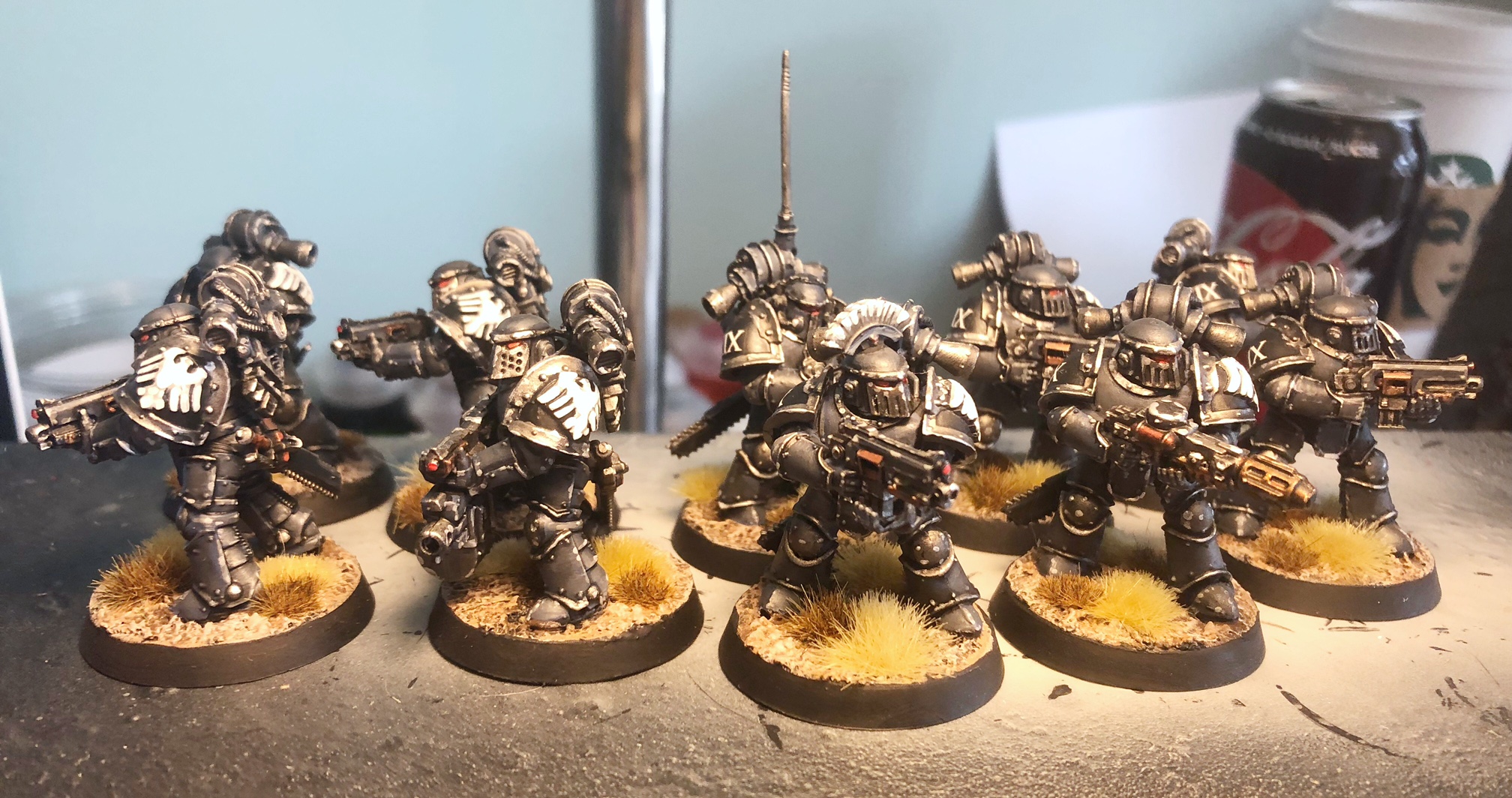 Fawcett Avenue Conscripts: Raven Guard Veteran Tactical Squad for 30k