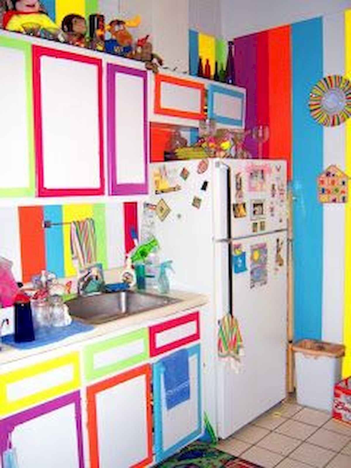 66 Cute And Amazing Colorful Kitchen Design Ideas | ARA HOME