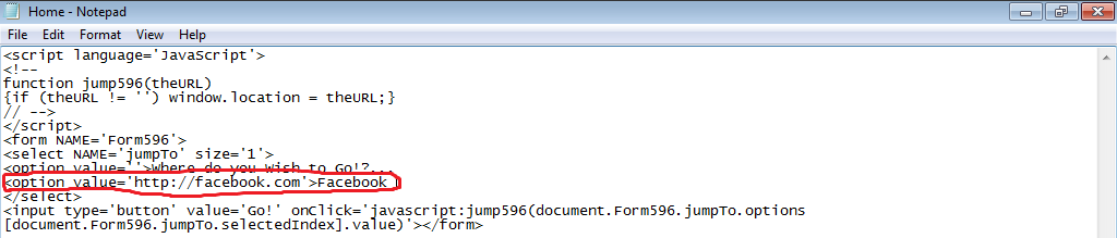 How to Make your Own JavaScript Bookmark Using Notepad!!