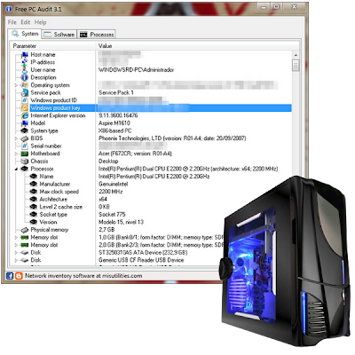 Free PC Audit 4.9 - Portable - Visualiza en segundos hardware, software ...