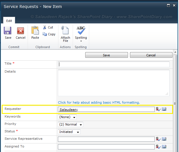 Set SharePoint People Picker Default Value to Current User - SharePoint ...