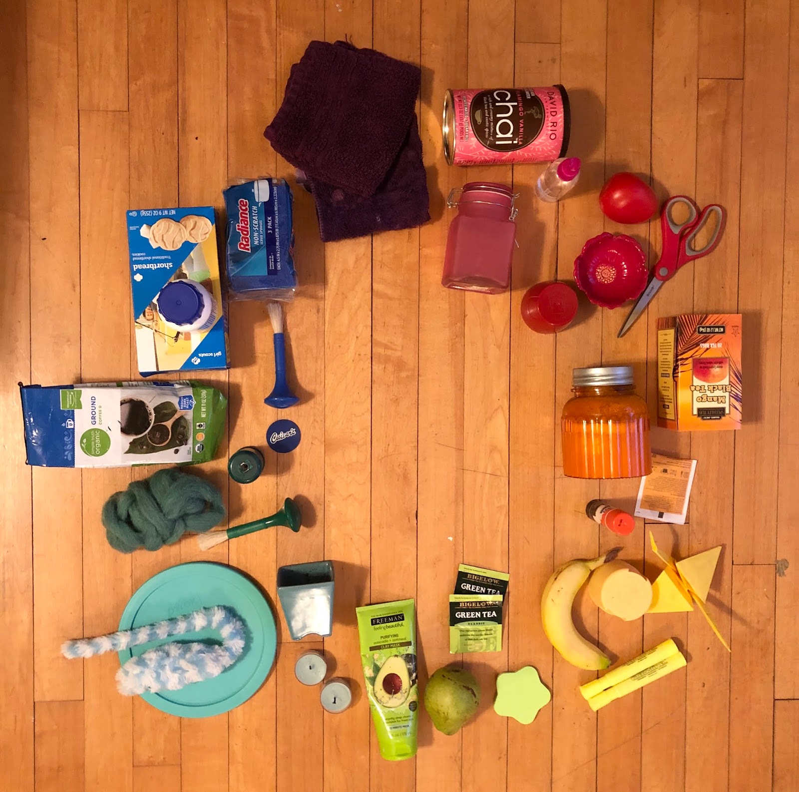 Found Object Color Wheel