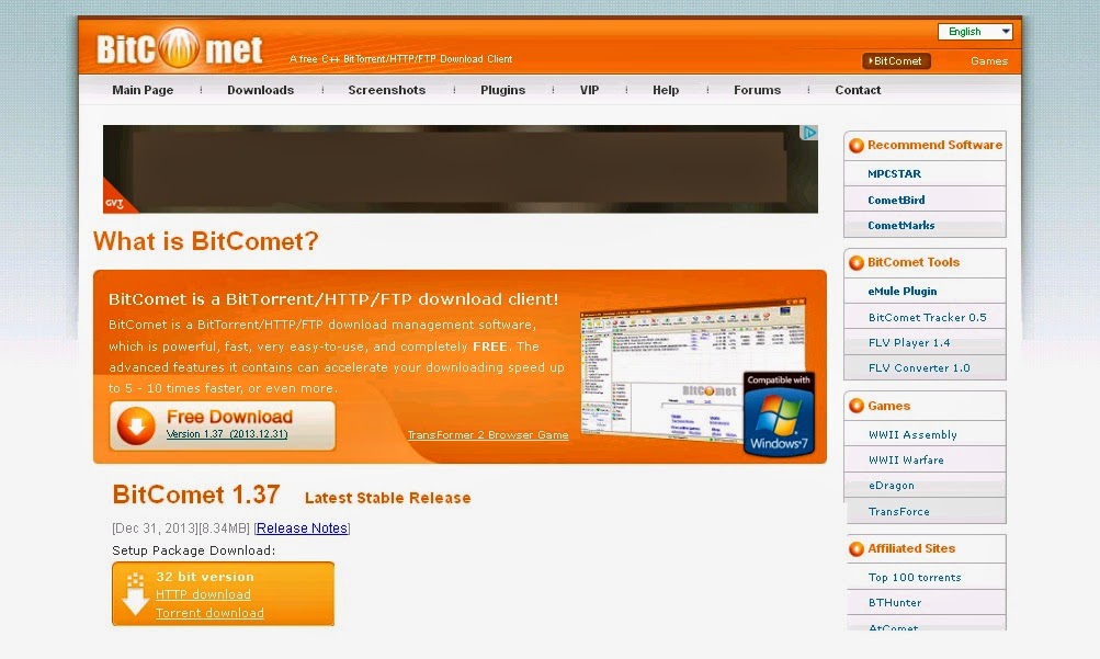 HD Virtual 4: 8.34 MB - BitComet - Gerenciador de Torrent