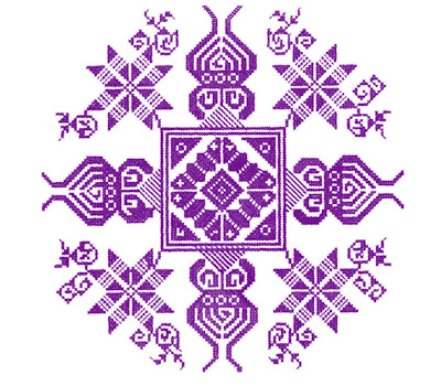 Contoh Motif Bordir Ornament Decorative | Tasikmalaya Bordir