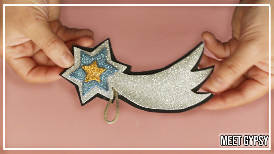 ESTRELLA FUGAZ de goma eva | Diy Christmas Star | ADORNO ESTRELLA DE ...